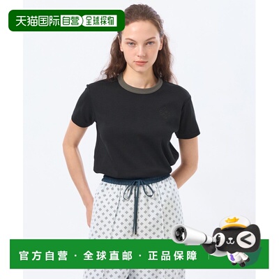 1h可退 日本直邮MACKINTOSH PHILOSOPHY 女士 幸运四叶草刺绣圆领