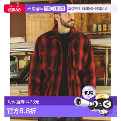 1h可退 日本直邮MR.OLIVE 男女同款 SKOOKUM联名 Mackinaw夹克 宽