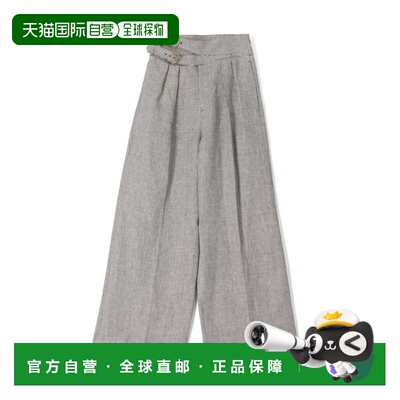 日本直邮DES PRES 女装 亚麻直筒格鲁卡风阔腿裤 22046104303