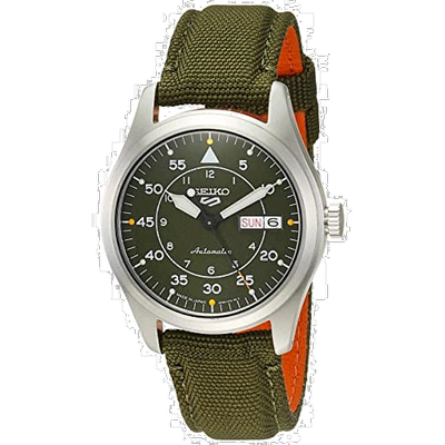 【日本直邮】SEIKO精工Field 时尚运动机械表 自动上弦 绿色SBSA1
