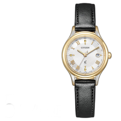 日本直邮 Cross Sea xC hikari 系列 Eco Drive 电波手表 皮革电