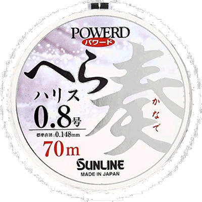 日本直邮Sunline桑濑 尼龙线 道线 奏 70m 0.5号 透明鱼线