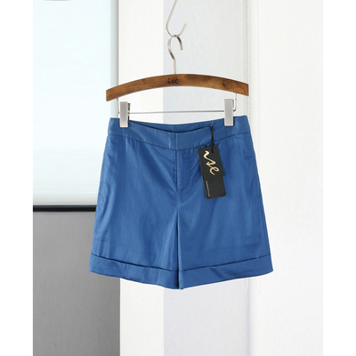 中腰通勤ise翻边休闲短裤