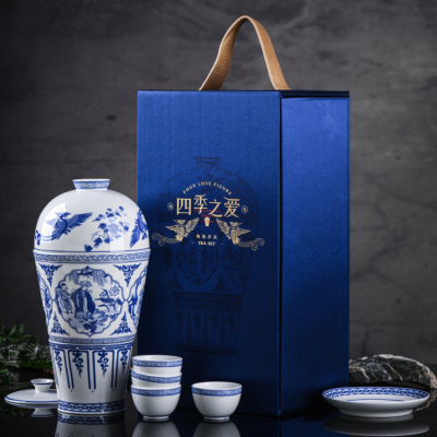 BestU高骨瓷釉下彩精致茶具送礼