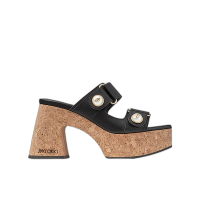 香港直邮Jimmy Choo Fayence露趾高跟凉鞋 FAYENCEWEDGE95SQM单鞋