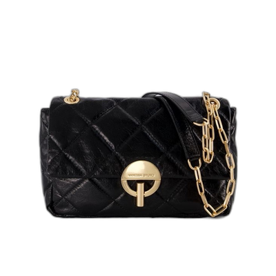 香港直邮Vanessa Bruno 徽标小方包单肩包斜挎包 4HVD84V40329