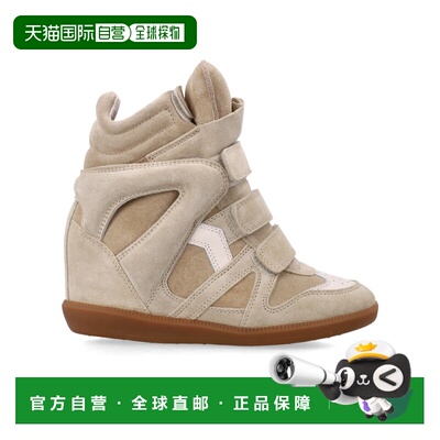 1h可退 香港直邮Isabel Marant Bekett 坡跟运动鞋 BK0010FAB1E09