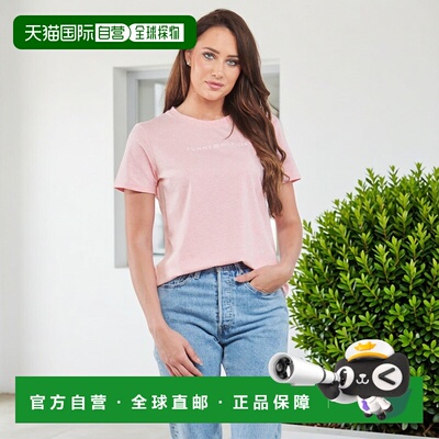 欧洲直邮TOMMY HILFIGER  女衣服 秋冬23 短袖T恤 REG FROSTED CO