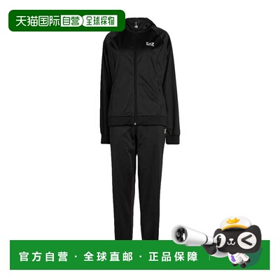 1h可退 香港直邮Ea7 女士 Outfit 运动运动装 black黑色 舒适时尚