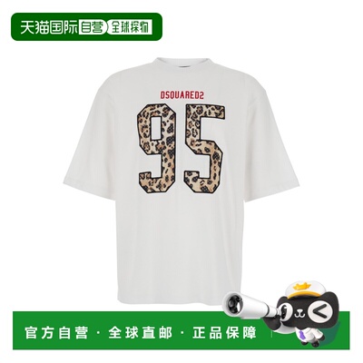 1h可退 香港直邮Dsquared2 二次方 男士 徽标印花 T 恤 S71GD1649