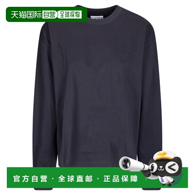 香港直邮GANNI 甘尼 女士 manica lunga 针织衫T恤 A1050068252