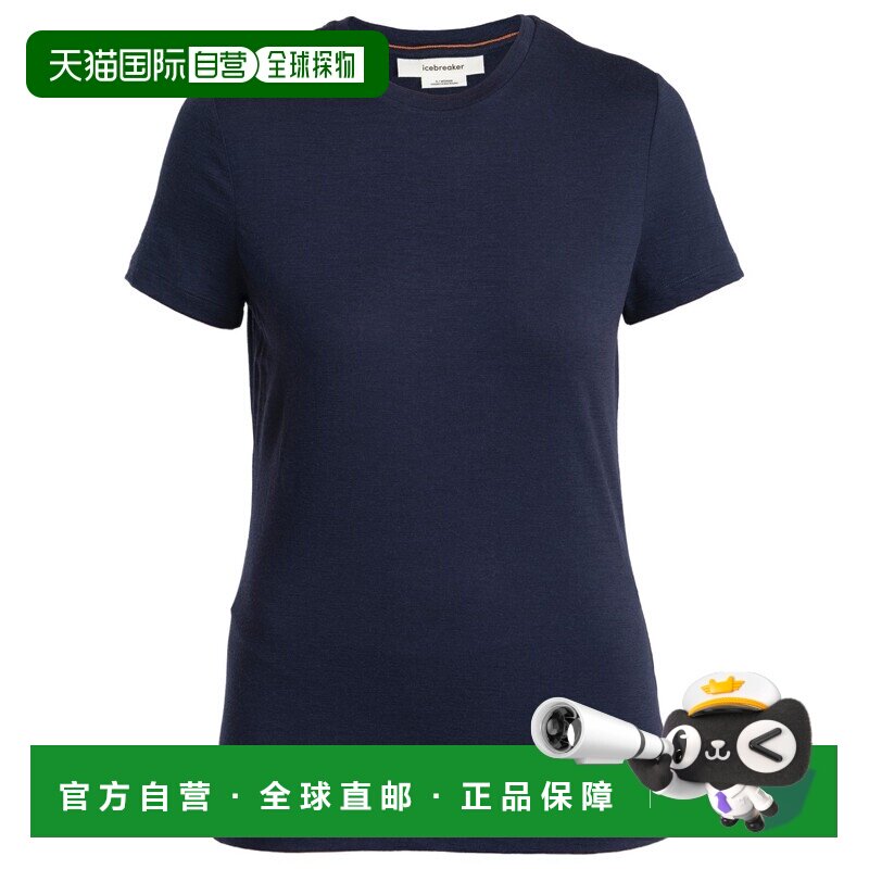 1h可退 欧洲直邮ICEBREAKER 女士T恤 9161912MIDNIGHTNAVY CO 蓝