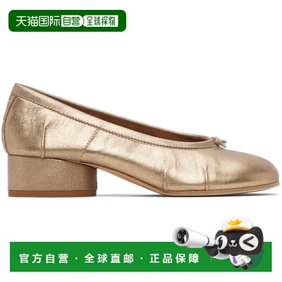 香港直邮Maison Margiela 马丁 马吉拉 女士 金色 Tabi New Balle