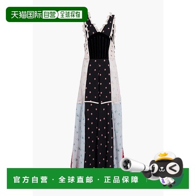 1h可退 香港直邮Valentino 华伦天奴 女士 de chine, 印花绉纱雪