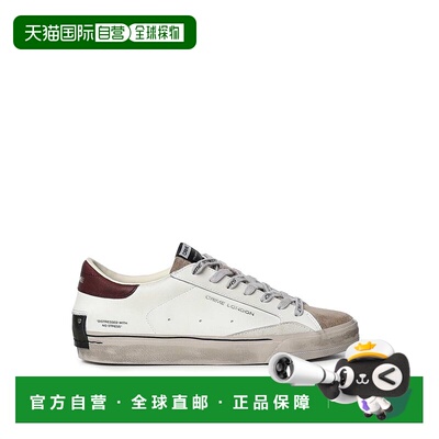 香港直邮CRIME LONDON 男士运动鞋 10051AA9 AW2026 白色 DISTRES