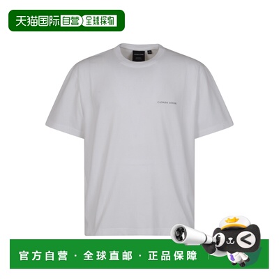 1h可退 香港直邮CANADA GOOSE 男士T恤 1328M19227 SS2026 白色