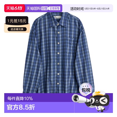 1h可退 香港直邮Our Legacy 格纹衬衫 M2262BCP长袖