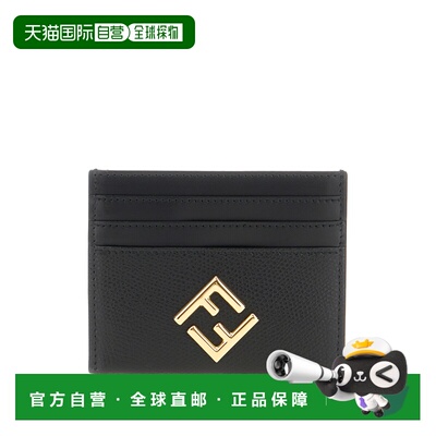 香港直邮FENDI 女士钱包 8M0445ALV4F0KUR CO 黑色 FF Diamonds卡