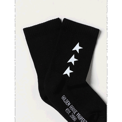 香港直邮Golden Goose Deluxe Brand 徽标袜子 GKP00911.P001293.