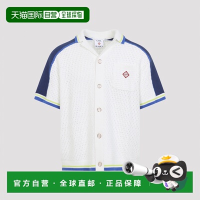 香港直邮CASABLANCA 男士衬衫 MSS26KW131001WHITE SS2026