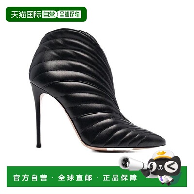 香港直邮Gianvito Rossi Eiko 皮质高跟及踝靴子 G0561615RICNAP