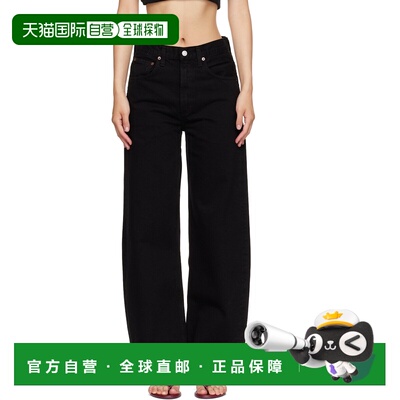 香港直邮AGOLDE 女士 黑色 Low Curve 牛仔裤 A197B1157(DkSatura