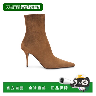 1h可退 Saint Laurent 圣罗兰 女士 Ashley 尖頭踝靴 809高跟短靴