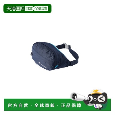 自营欧洲直邮GREGORY NANO藏青色再生聚酯拉链开合腰包男女通用