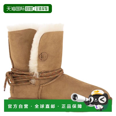 1h可退 香港直邮Ugg 女士 BAILEY 绑带绒面革短靴 1171530女靴