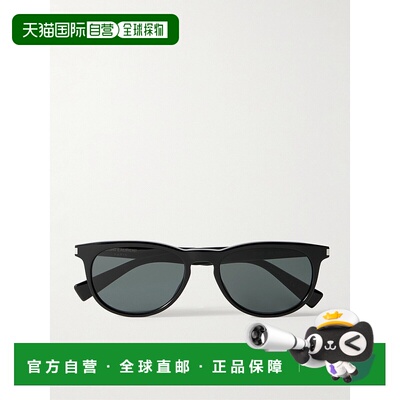香港直邮Saint Laurent 圣罗兰 男士 Recycled-Acetate 圆框太阳