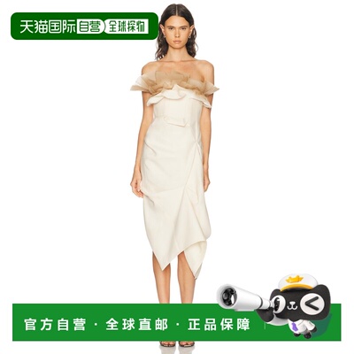 1h可退 美国直邮KHAITE 女士 Salm 连衣裙 5610582 beige米色 舒