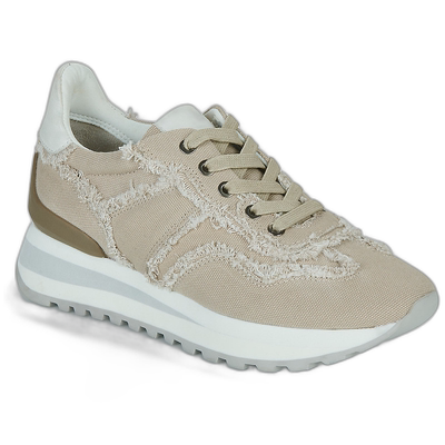 欧洲直邮Regard 女士 低帮板鞋 GIEN V2 CANVAS PANNA厚底