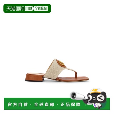 1h可退 valentino 华伦天奴 女士 V 徽标标志夹趾凉鞋 6W2S0LA9SJ