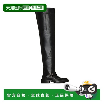 香港直邮Saint Laurent 过膝长靴 847786AAE90厚底鞋长筒靴