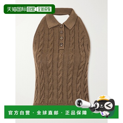 香港直邮ralph lauren 拉尔夫劳伦 女士 粗线针织挂脖弹力真丝Pol