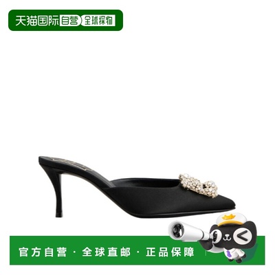 香港直邮Roger Vivier Efflorescence丝缎穆勒鞋 RVW41441400RS0