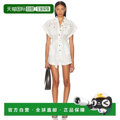 1h可退 香港直邮ZIMMERMANN 女士 Rhiannon 翻边连体衣 4235YSS25