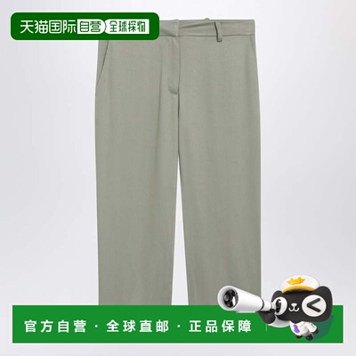 1h可退 香港直邮The Frankie Shop 女士 Sage capri 绿色裤子 TTF
