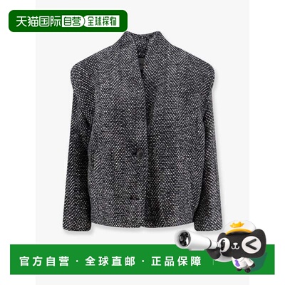 香港直邮ISABEL MARANT 女士 Drogo 混杂布织大衣 VE0040FFD3E02E