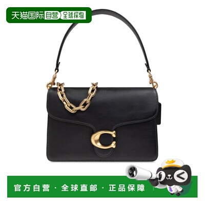 香港直邮COACH 女士斜挎包 CY9190B4BK CO 黑色 Shoulder Bag Tab