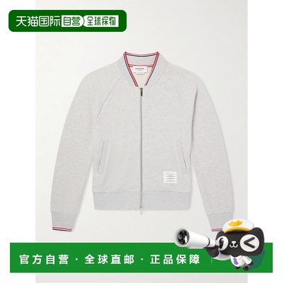 1h可退 香港直邮Thom Browne 汤姆 布朗 男士 拉链飞行员夹克 MJT