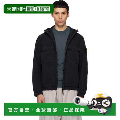 香港直邮Stone Island 石头岛 男士 黑色 4100077 Stretch Organi