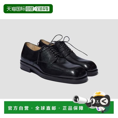 1h可退 香港直邮Lemaire 女士 FO0244 LL0042 光泽水牛皮黑色德比