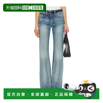 1h可退 香港直邮NILI LOTAN 女士 Celia 直筒牛仔裤 10866W45宽松