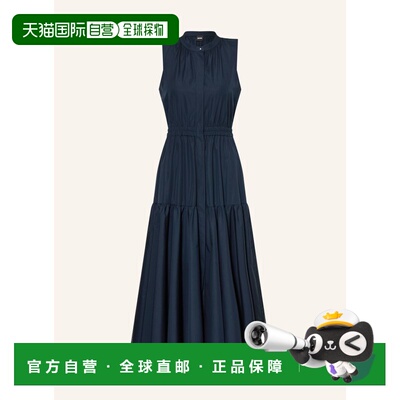 1h可退 香港直邮BOSS 女士连衣裙 100312473817000 CO 深蓝色 DIM
