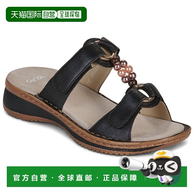 欧洲直邮Ara  女鞋 拖鞋 春夏 黑色 HAWAII 2.0凉鞋