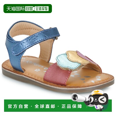 欧洲直邮Kickers 女孩 DYASTAR 凉鞋 海蓝色