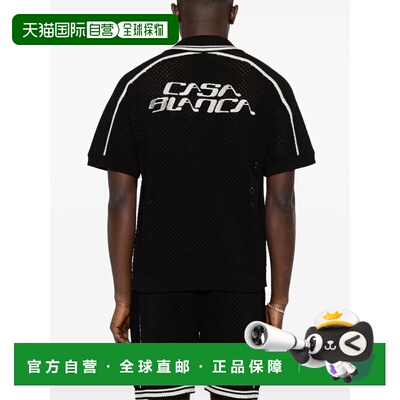 香港直邮CASABLANCA 男士衬衫 MSS26KW132001BLACK SS2026