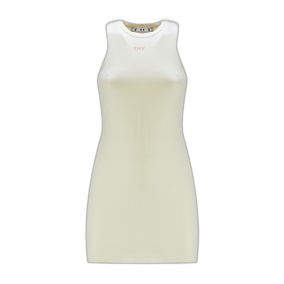 1h可退 OFF-WHITE 女士连衣裙 OWDB463S23JER0010400尼龙包臀裙