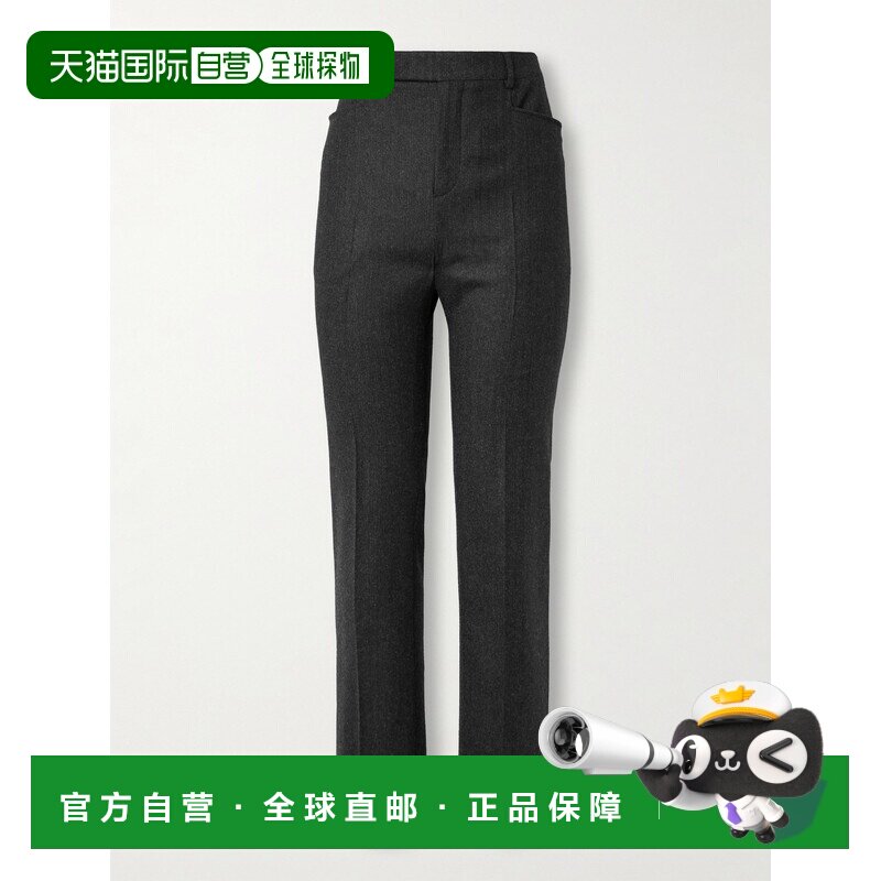 香港直邮1h可退 Celine 思琳 男士 腰带环羊毛休闲裤 2P96A783V